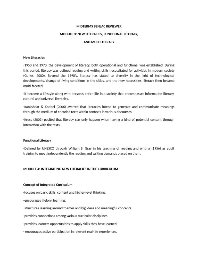 Ben Lac Mi Terms Reviewer | PDF | Project Based Learning | Interdisciplinarity