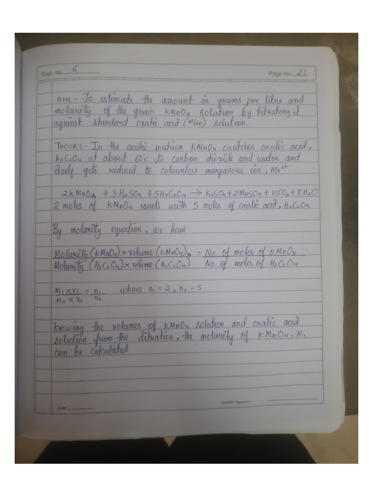 Extracted-Complete Expt. Chem 12 (1) | PDF