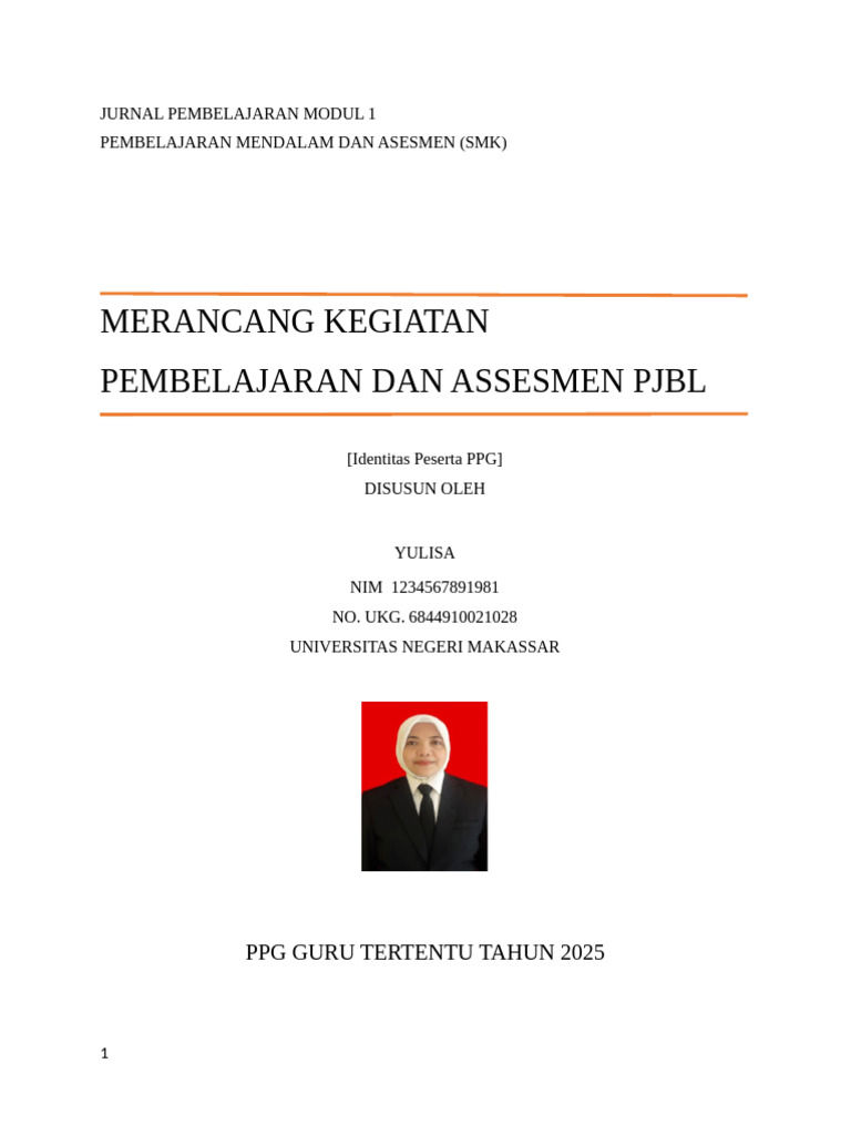 Pembelajaran PjBL untuk SMK TKJ | PDF