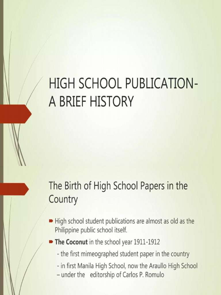 History of Campus Journalism | PDF