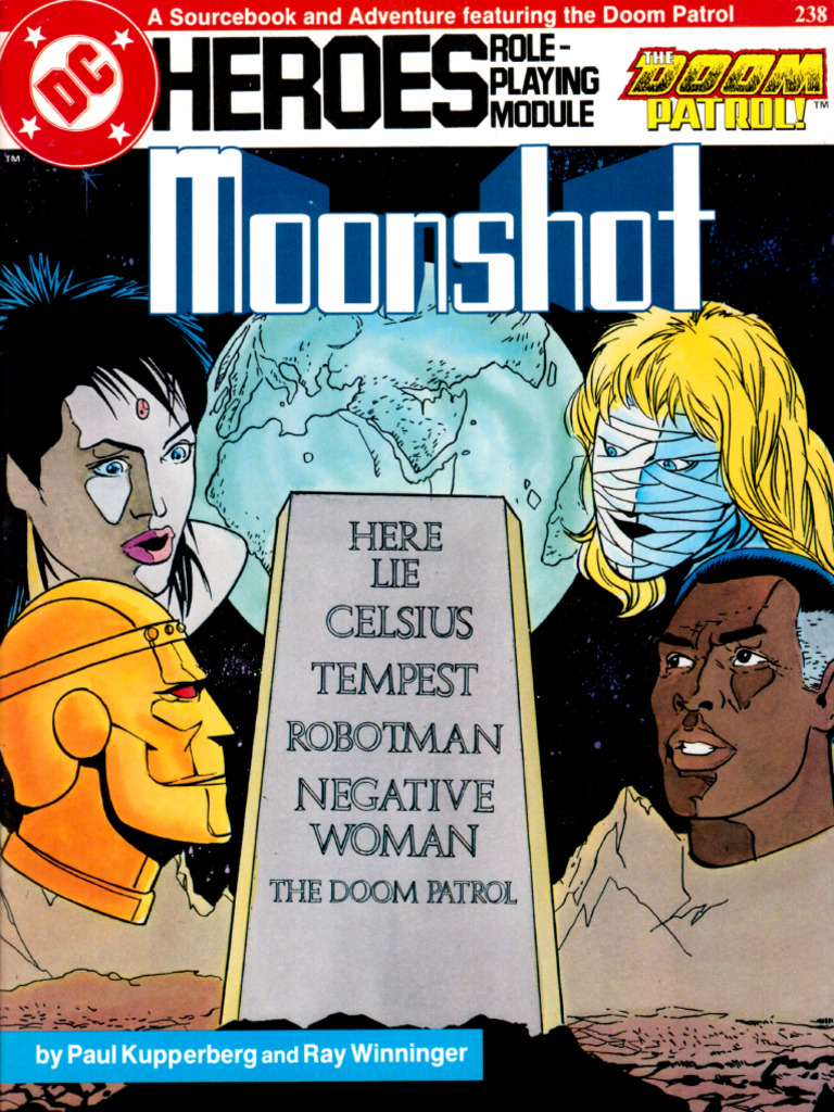 MF238 - DC Heroes - Moonshot | PDF | Characters Created | American Comics