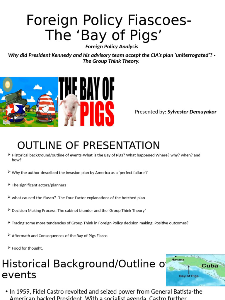 The Bay of Pigs. Presentation-Sylvester | PDF | Fidel Castro | Central ...