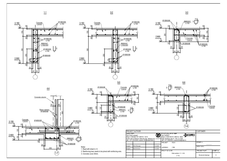9 Slab Sections 1 1 6 6. | PDF | Composite Material | Masonry