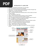 Parts of a Campus Paper Explained | PDF
