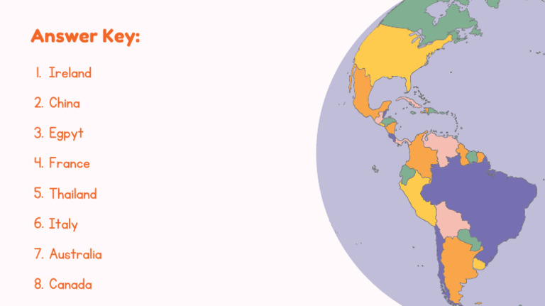 Geography World Landmark Game Presentation | PDF