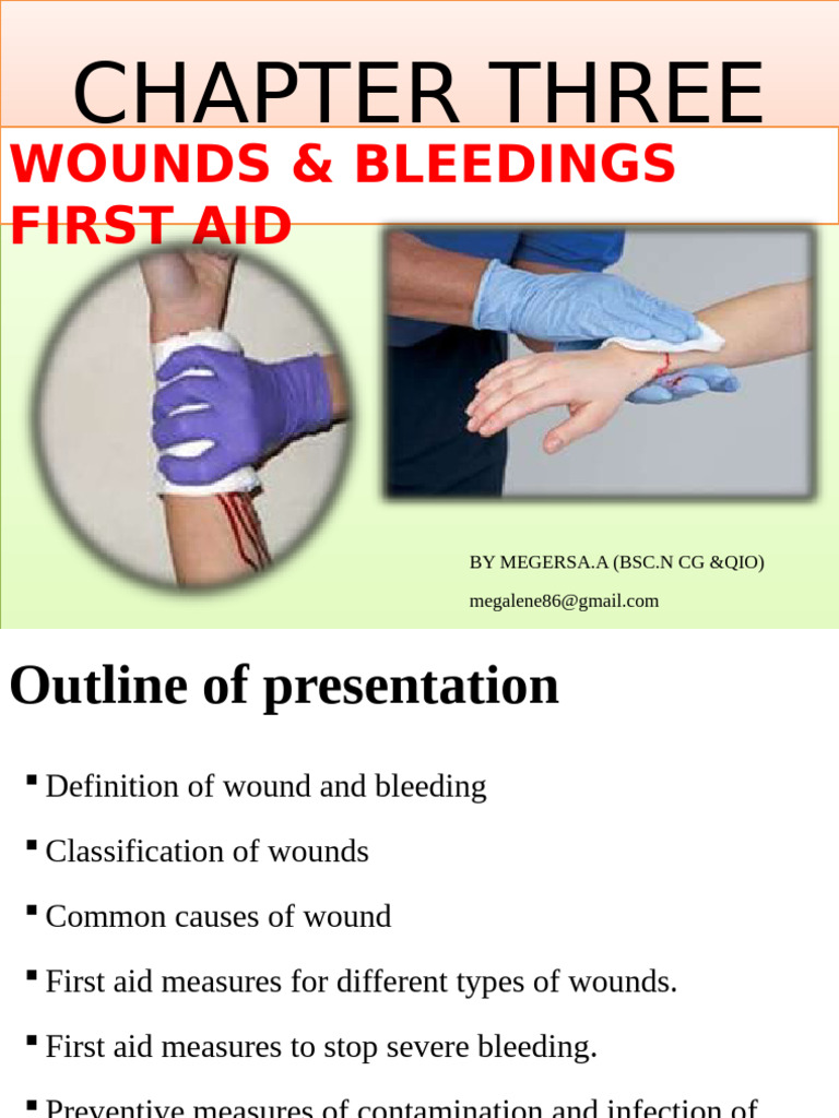 WOUND & BLEEDING First Aid | PDF | Wound | Bleeding