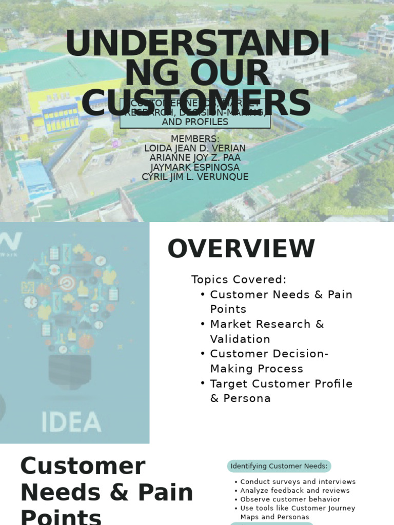 Understanding Customer Needs & Profiles | PDF | Marketing Research | Brand