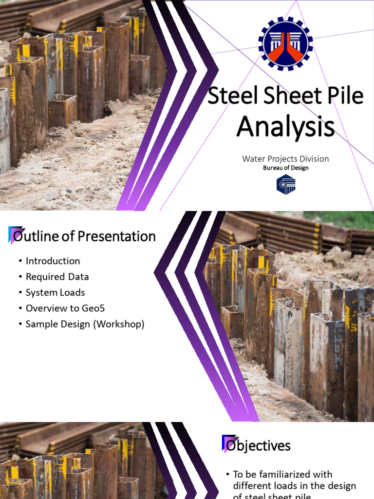 08 Design of Steel Sheet Pile | PDF | Applied And Interdisciplinary Physics | Mechanical Engineering