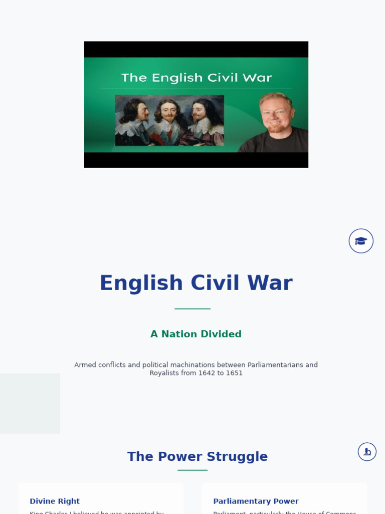 English Civil War | PDF | Oliver Cromwell | English Civil War