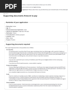 VFS France Visa Document Checklist | PDF | Receipt | Travel Visa