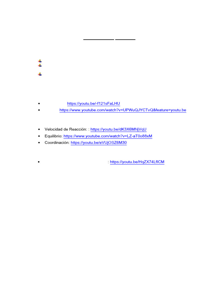 Capacidades Motoras | PDF