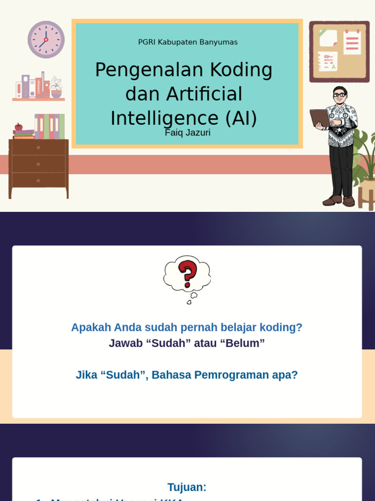 Pengenalan Koding dan AI untuk Pendidikan | PDF