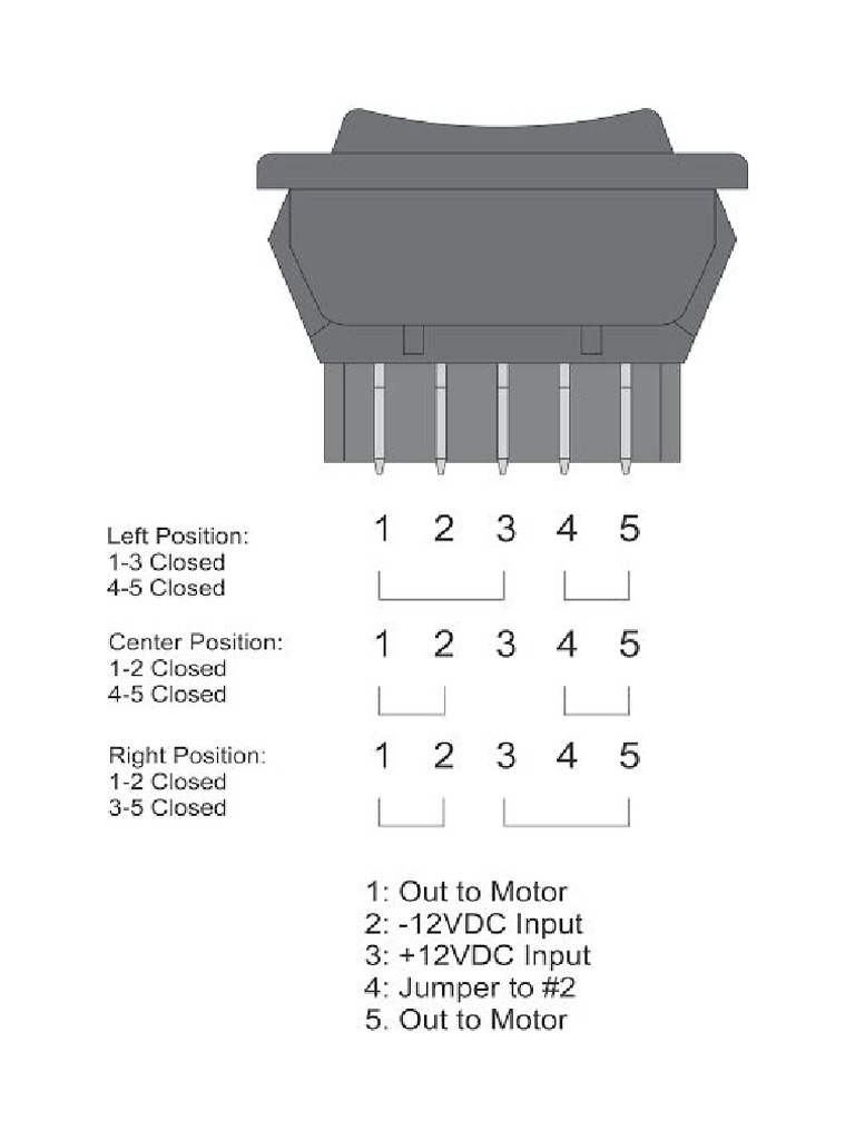 Pinout Switch Windows On The Car | PDF