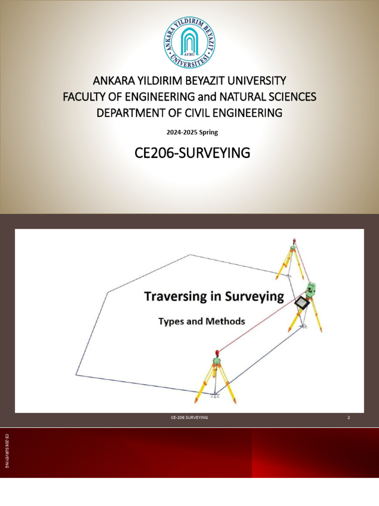 Traverse Surveying Techniques and Methods | PDF | Surveying | Azimuth