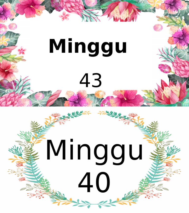 Minggu | PDF