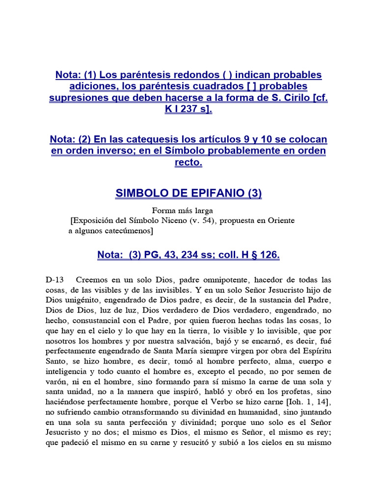 El Magisterio de La Iglesia (Denzinger Enrique) - 0014 | PDF