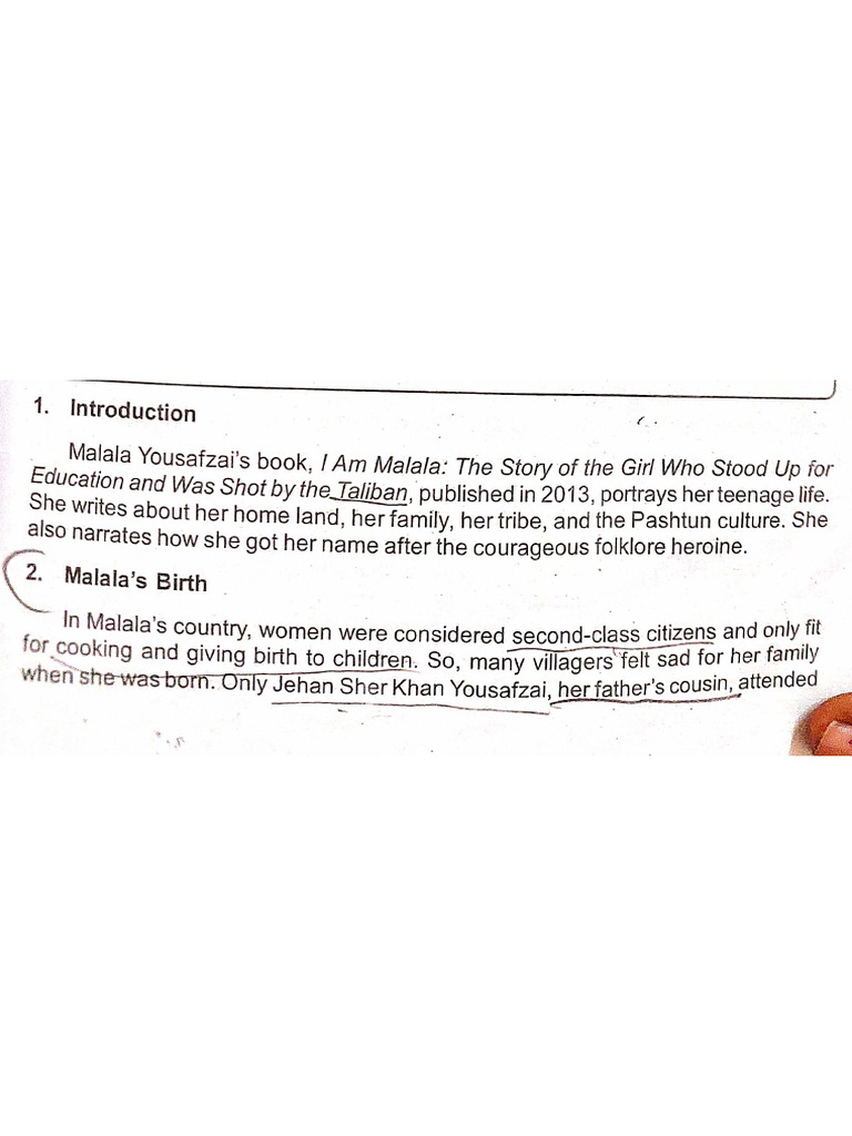 Malala Essay | PDF