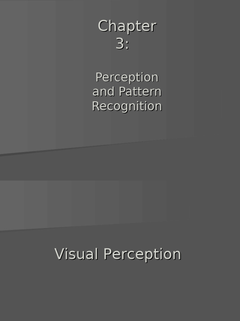Ashcraft & Radvansky Chapter 3 | PDF | Visual Perception | Retina