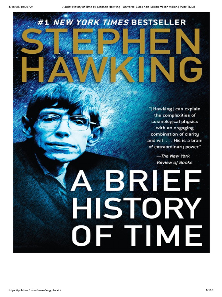 A Brief History of Time by Stephen Hawking | PDF | Non Fiction ...