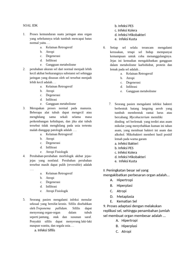 Soal Uas Idk II Rangga - Mhswa | PDF