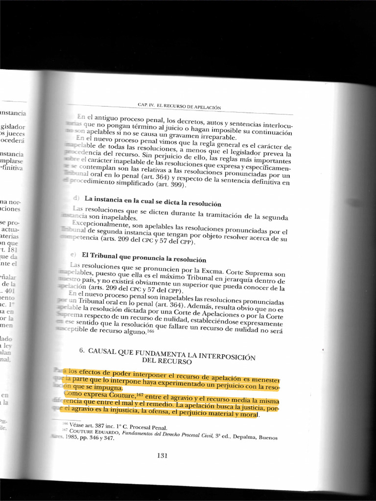 Concepto Agravio Los Recursos Procesales Mosquera y Maturana | PDF