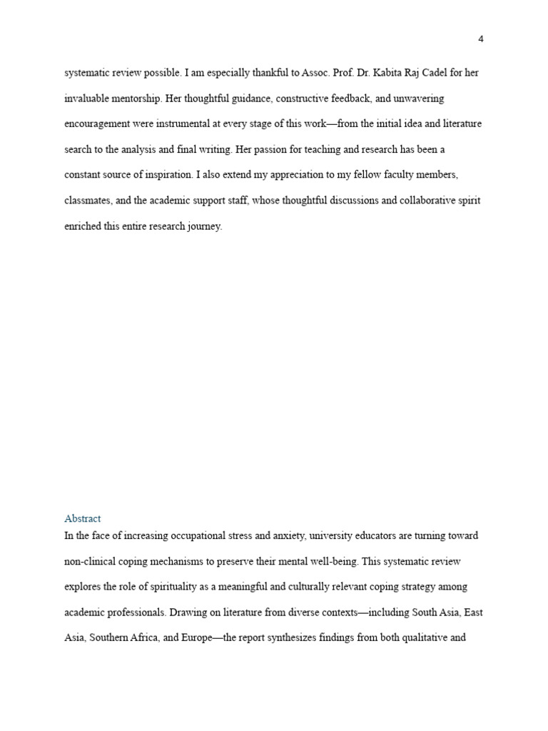 A Phenomenological Exploration of Spirituality As A Coping Mechanism ...