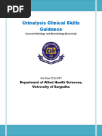 Urine Microscopic Exam Reference Chart | PDF