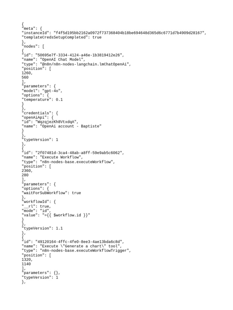 OpenAI Chart Generation Workflow | PDF | Databases | Parameter ...