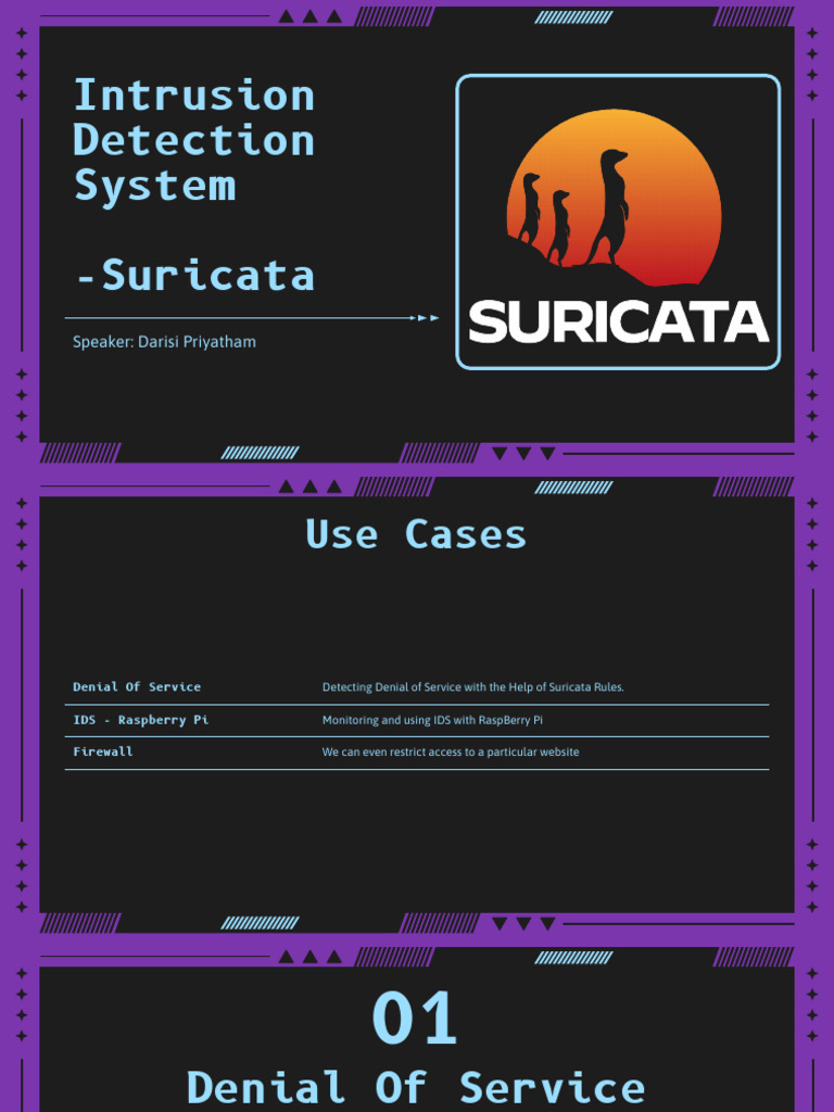 IDS Suricata | PDF | Denial Of Service Attack | Transmission Control Protocol