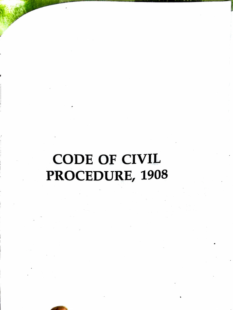CPC Part 1 | PDF