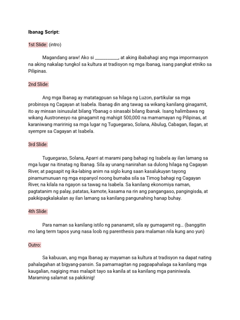 Ibanag Script | PDF