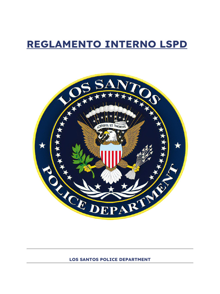 Reglamento interno LSPD | PDF | Regulación | Sargento