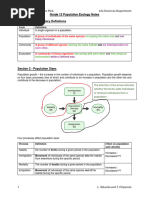 ? Population Ecology - Grade 11 Life Sciences | PDF | Population Growth ...