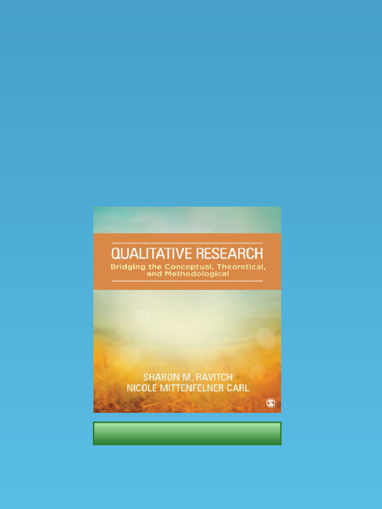 (Ebook) Qualitative Research: Bridging The Conceptual, Theoretical, and ...