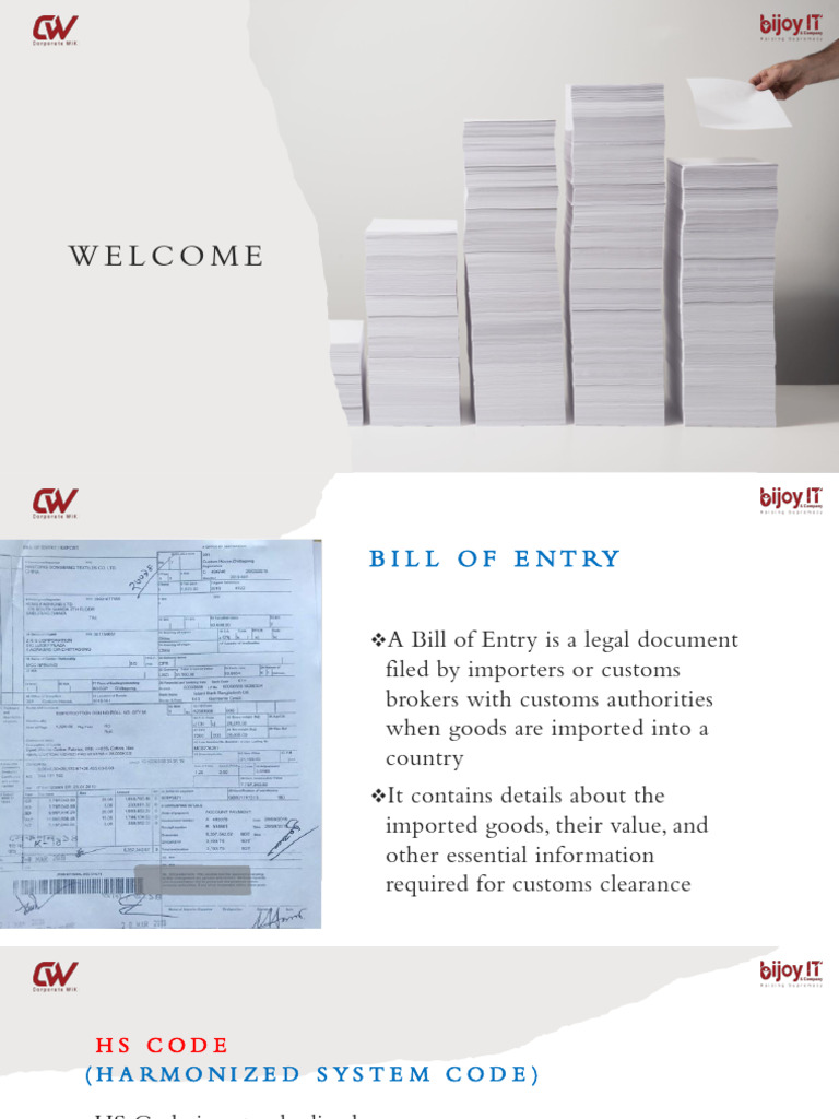 Understanding Bill of Entry in Shipping | PDF | Customs | Cargo
