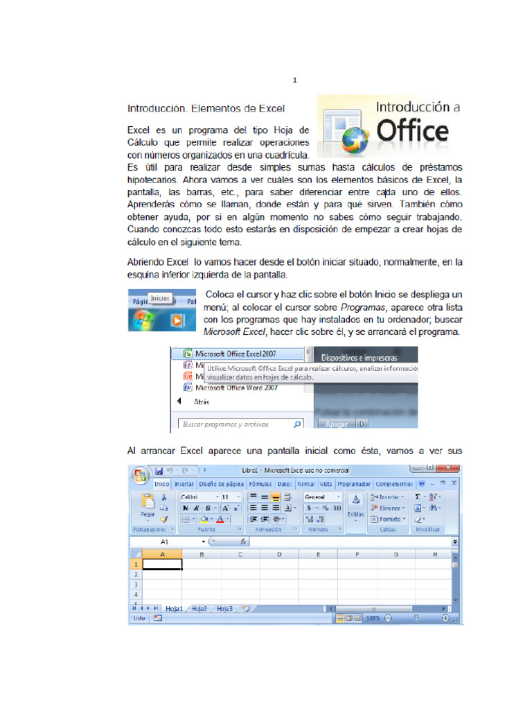 Introducción Excel 2 | PDF