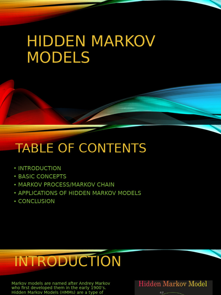 Understanding Hidden Markov Models | PDF | Markov Chain | Machine Learning