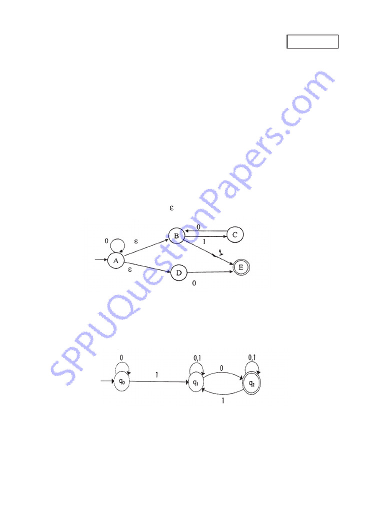 Be Computer Engineering Semester 5 2024 October Theory of Computation Toc Pattern 2019 | PDF ...