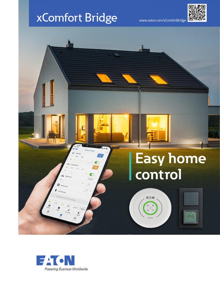 Eaton Brochure Xcomfort Bridge Br005016en en Us | PDF | Thermostat | Switch