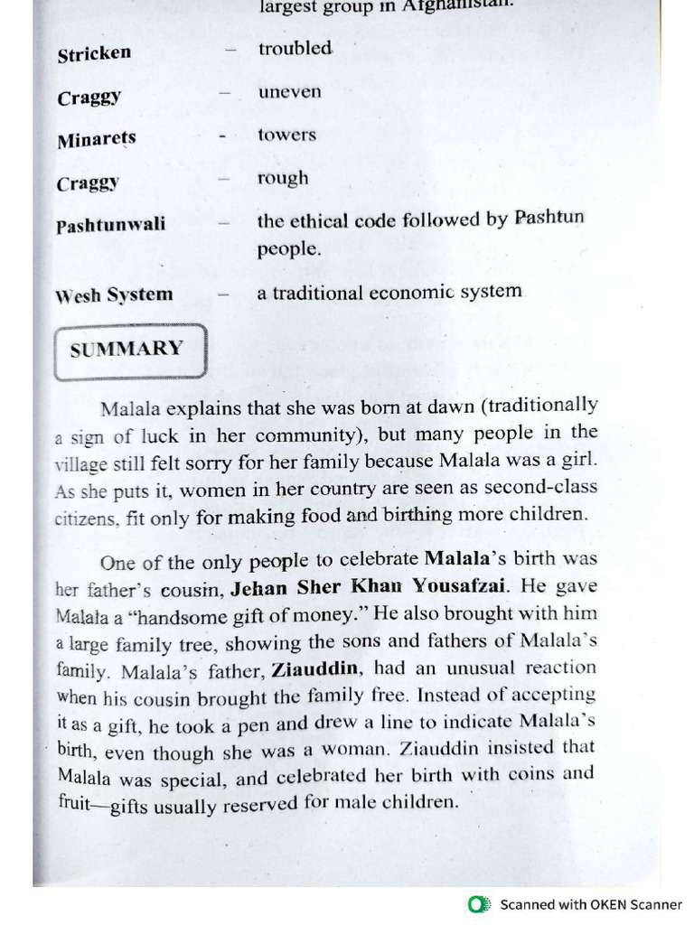 Malala Summary Compressed | PDF