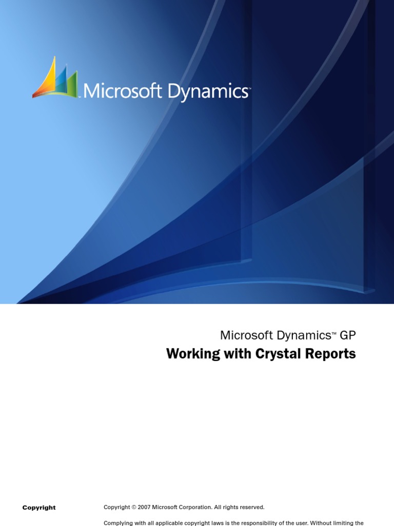 Crystal Reports | PDF | Trademark | Copyright