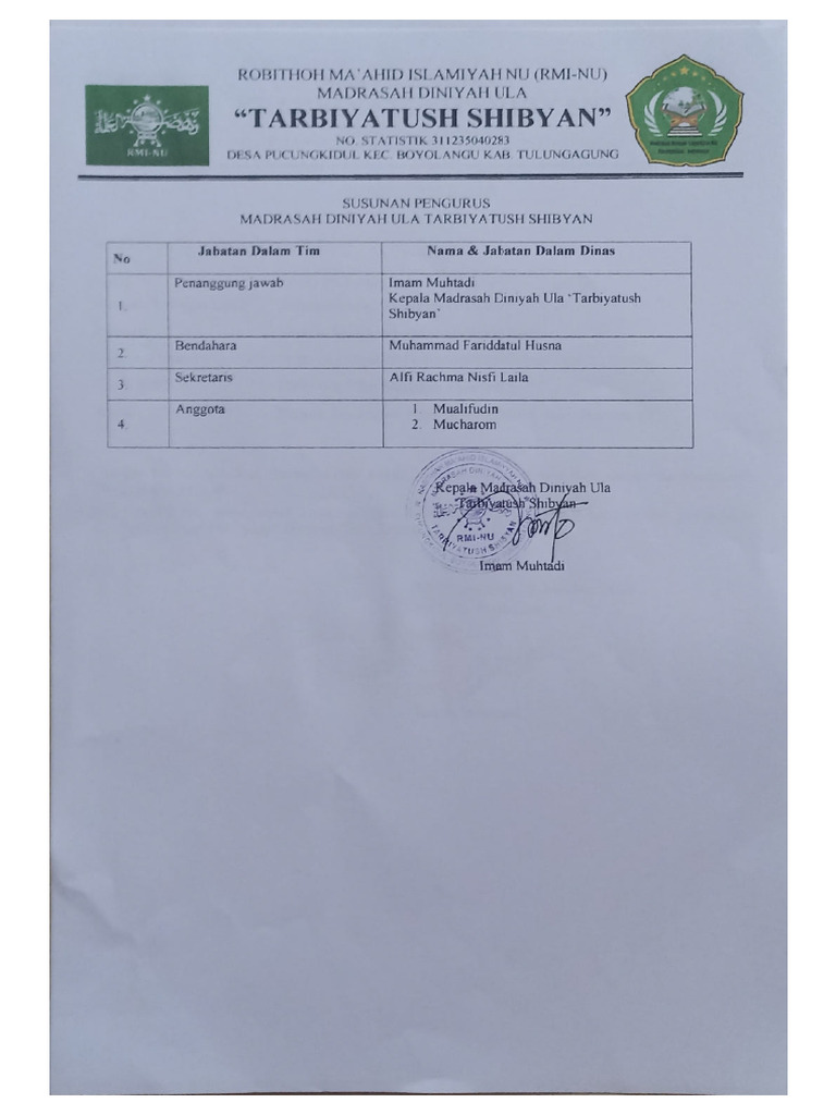 Struktur Ula Ijop Upload | PDF