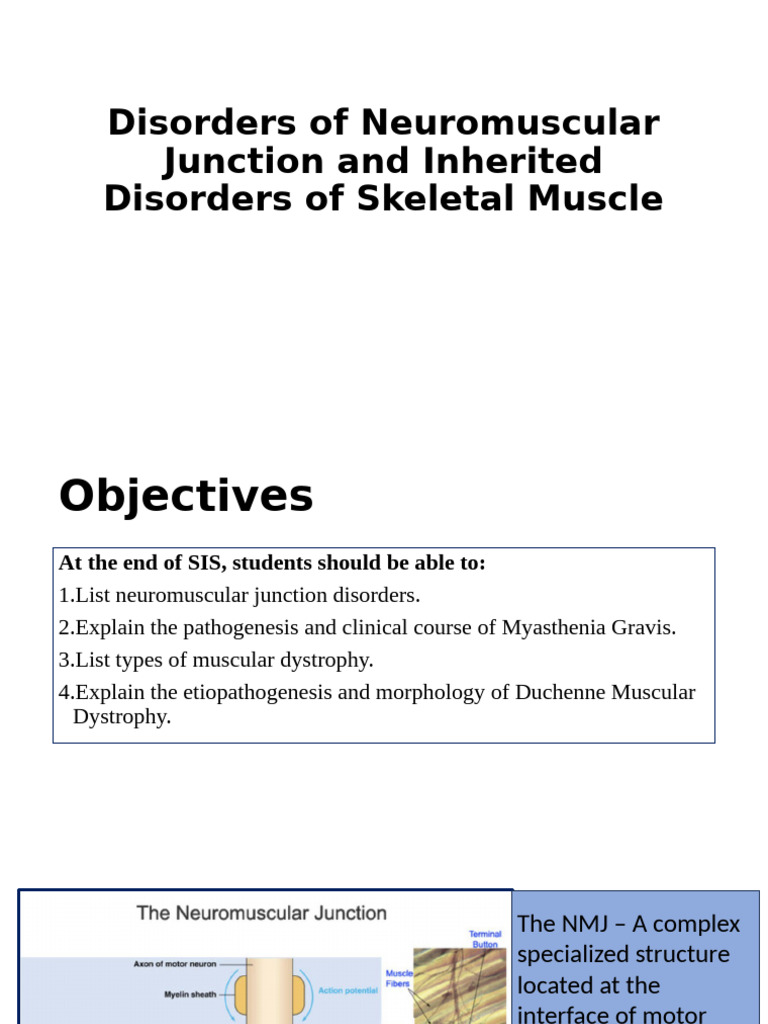 Final 29th July 2025 Disorders of Neuromuscular Junction | PDF ...