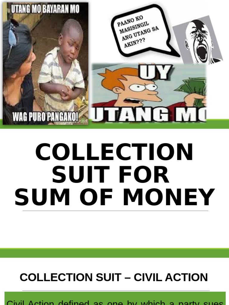 Collection of Money & Security On Loans | PDF | Lawsuit | Complaint