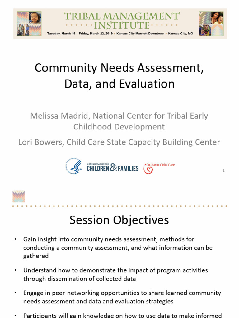 Community Needs Assessment in Child Care | PDF | Child Care