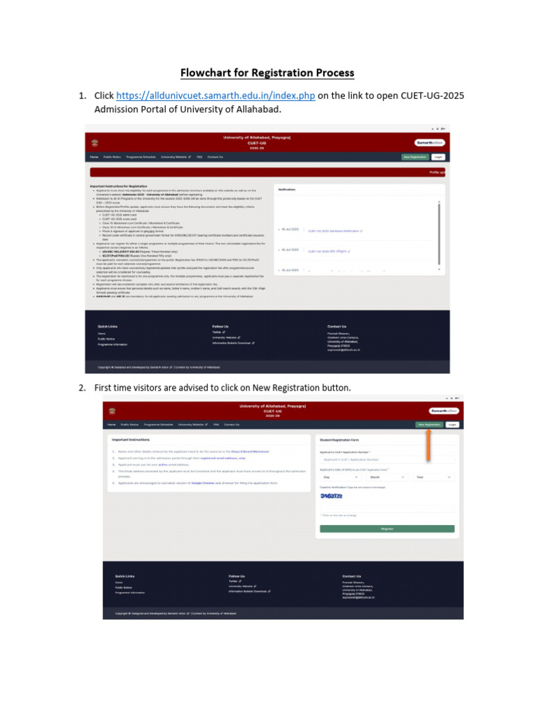 Registration Process Flowchart | PDF