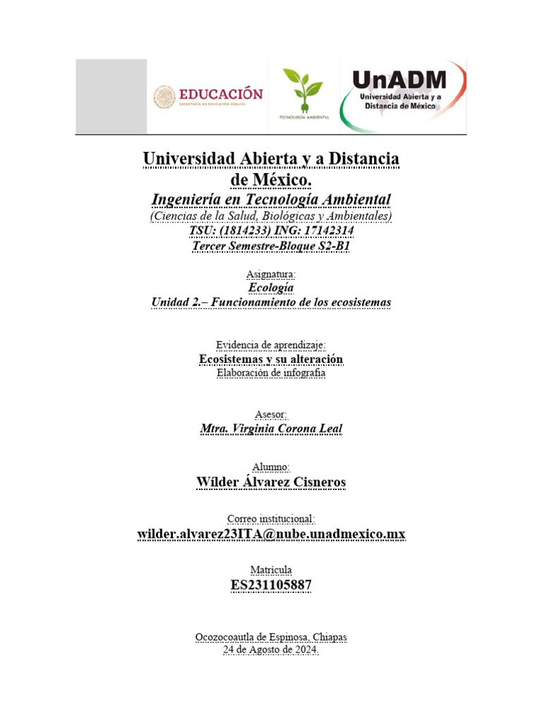 Teco Ea U2 Wiac | PDF | Entorno natural | Ciencias de la Tierra