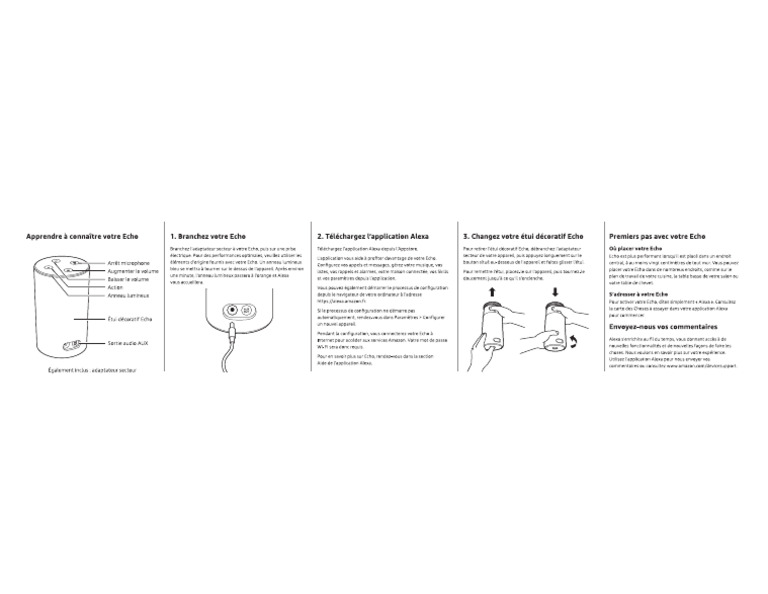 Echo (2nd+generation) QSG FR | PDF