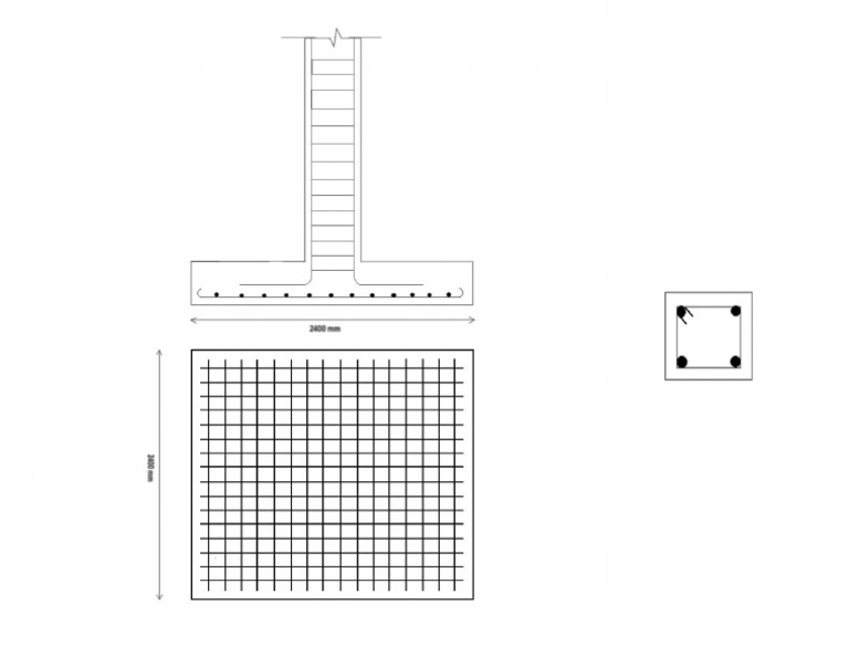 Footing Drawing | PDF