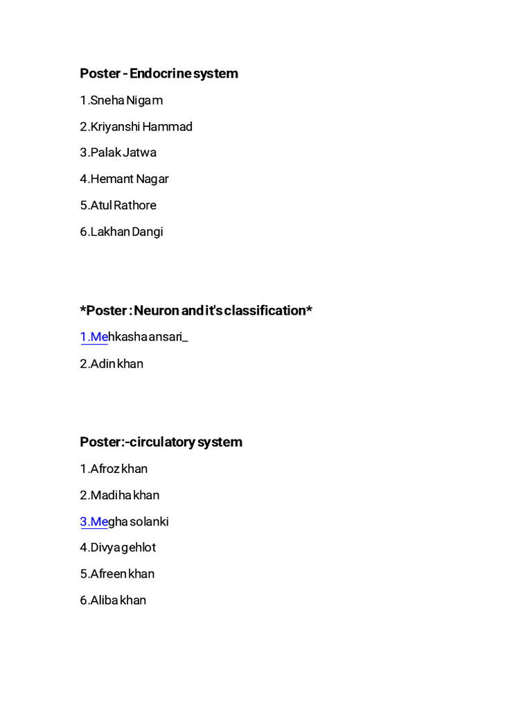 Poster - Endocrine System | PDF